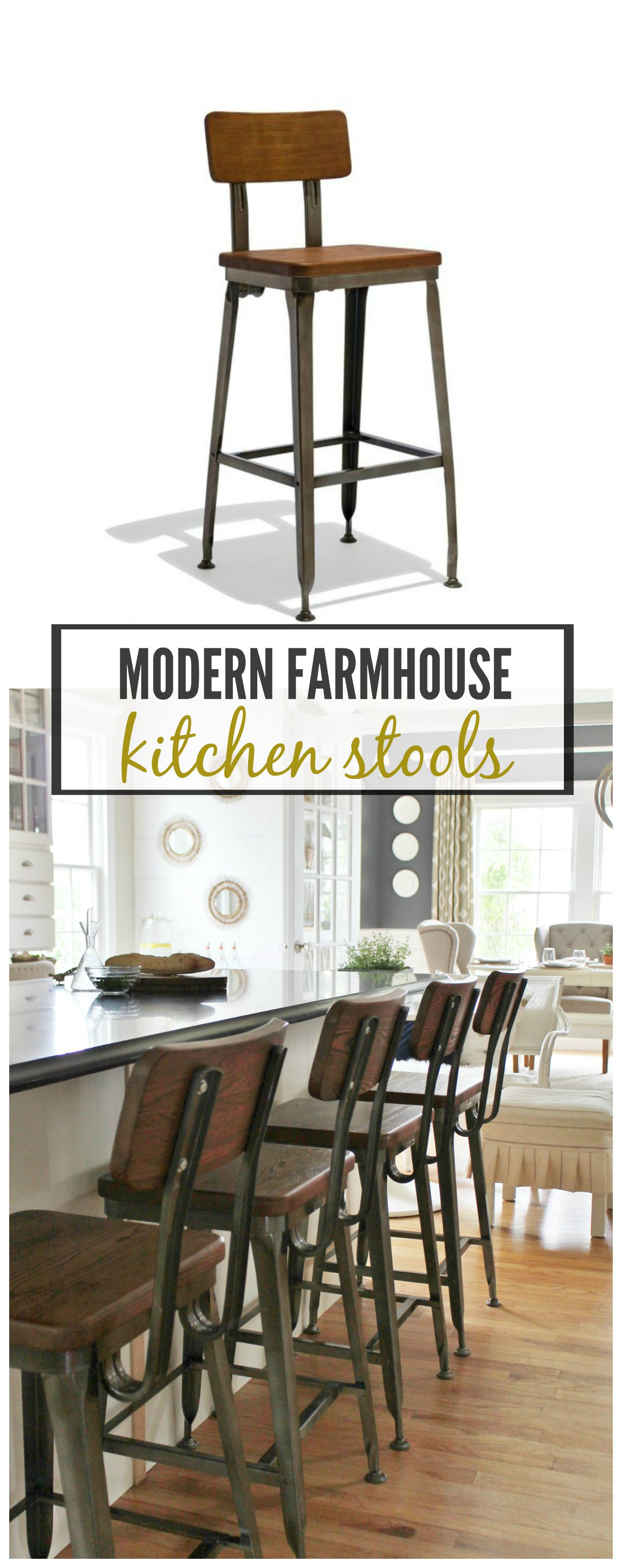 Modern Farmhouse Kitchen Barstools Revealed City Farmhouse