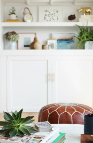 Cheerful Fall Den + New Built In Doors - City Farmhouse by Jennifer O'Brien
