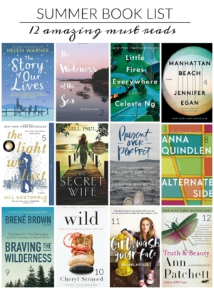 Summer Book List-12 Amazing Must Reads