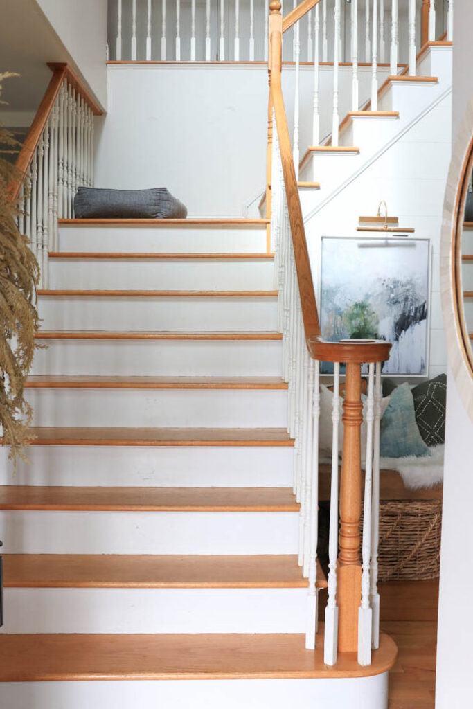 Gel Stained Stairs-Two Years Later